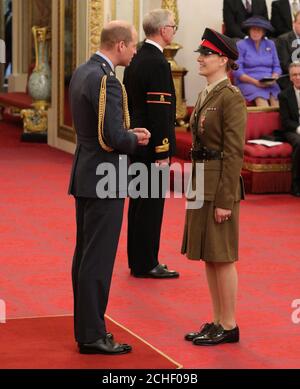 Captain Hannah Graf, Royal Electrical and Mechanical Engineers, is made ...