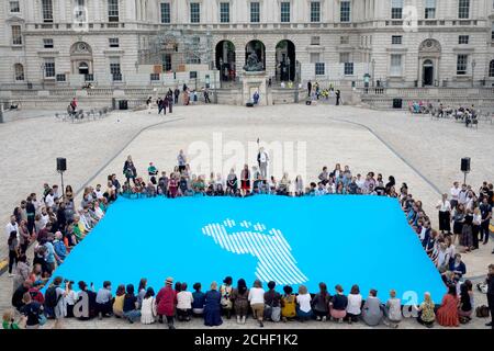 Fly The Flag For Human Rights At Somerset House 24 June 2019 Stock ...