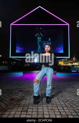 EDITORIAL USE ONLY RAYE performs in front of an intimate crowd at a ...