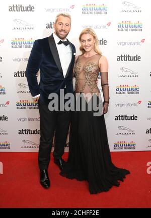 Chris Robshaw and Camilla Kerslake attend GQ Men of The Year Awards ...