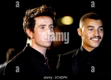 Nick Grimshaw with boyfriend Meshach Henry on the front row during the ...