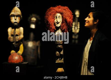 An exhibit from the Chapman family collection, comprising 34 wooden ...