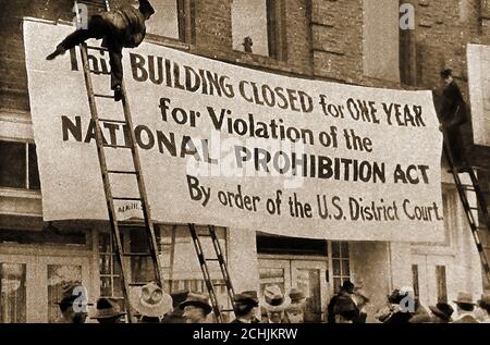 Prohibition in the United States was a nationwide Constitutional ban on ...