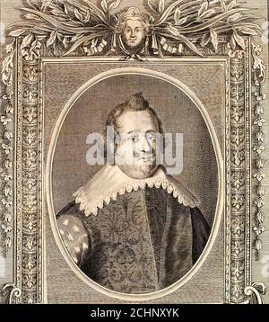 A vintage portrait artwork royal european habsburg line spanish ...
