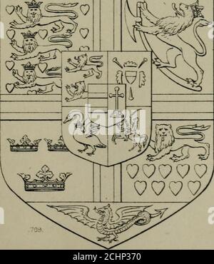 . Heraldry, historical and popular . Fron-. -^Iie G.u --: Plate LXXV ...