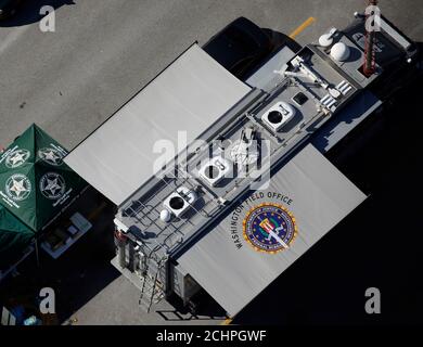 FBI Mobile Command Center vehicle at FBI Field Office - Washington, DC ...