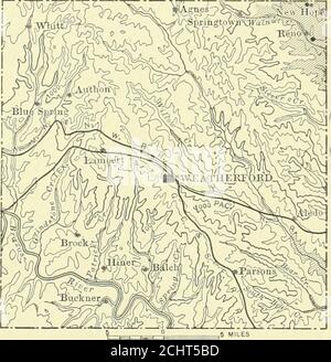 Map of Trinity in Texas Stock Photo - Alamy