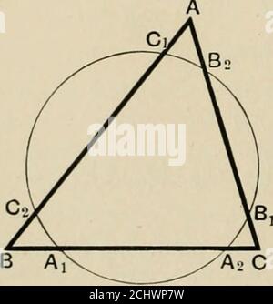 . The principles of projective geometry applied to the straight line ...