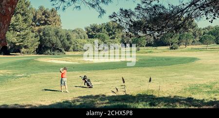 golf course in mallorca, balearic islands Stock Photo - Alamy