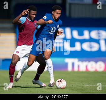 Sean Adarkwa of West Ham United U21 during EFL Trophy Southern Group ...