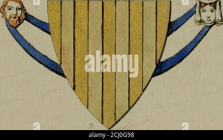 . Heraldry, historical and popular . impaled shields the armsof this ...