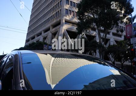 TRANSAMERICA PYRAMID TOWER (©WILLIAM PEREIRA 1972) SENTINEL BUILDING ...