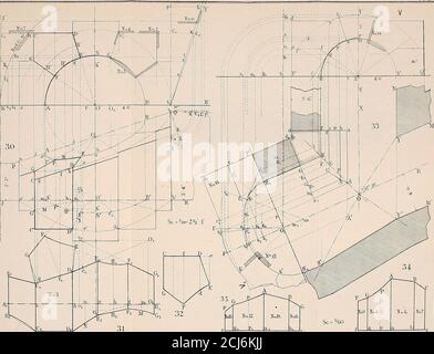 . Stereotomy : Problems in stone cutting. In four classes. I. Plane ...