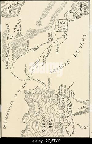 The Garden of Eden with its four rivers. From the Hereford World Map ...