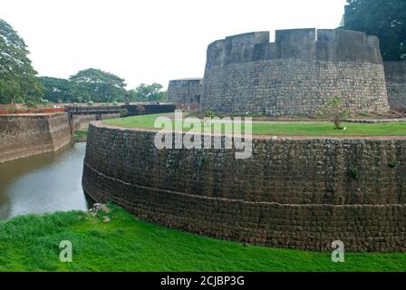 palakkad fort also called tipu's fort,kerala,india Stock Photo - Alamy