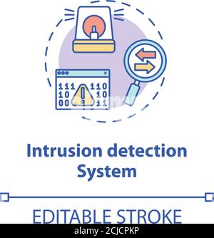 Intrusion detection system concept icon Stock Vector Image & Art - Alamy