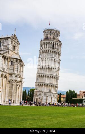 Pisa, Italy, july 6, 2017: The square of Miracles, Pisa Cathedral and ...