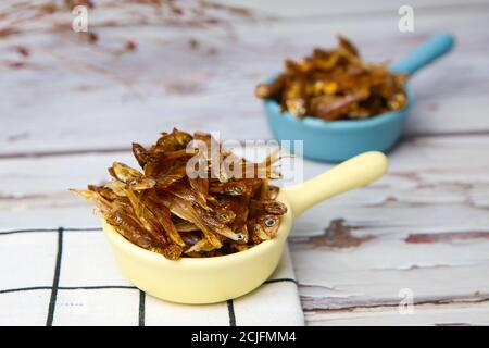 A small amount of dried fish Stock Photo - Alamy