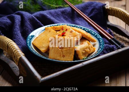Chinese cuisine chiba tofu Stock Photo - Alamy