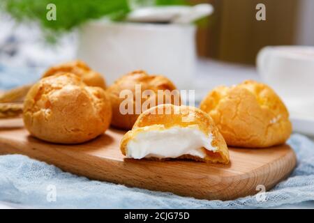 Puff delicious afternoon tea Stock Photo - Alamy