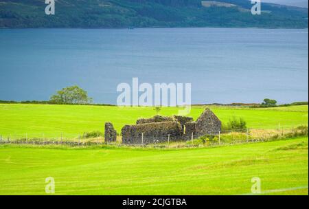 Ruins of a house Ilse of Mull,Scotland Stock Photo - Alamy