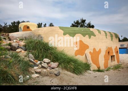 Coastal Fortifications near Jastarnia. Hel Peninsula. Poland Stock ...