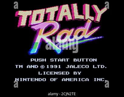 Totally Rad - Nintendo Entertainment System - NES Videogame - Editorial ...