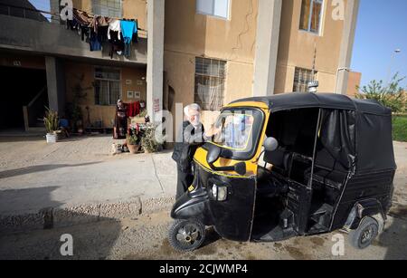 Cairo, Egypt. Auto rickshaw Stock Photo - Alamy
