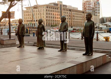 Nelson Mandela statue, Noble Square, V&A waterfront, Cape Town, South ...