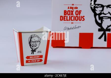 Kentucky Fried Chicken, KFC, box meal $5 Fill Up with a crispy fried ...