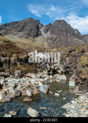 Bla Bheinn (Blaven), The Cuillin Mountain Range, Isle Of Skye, Scotland ...