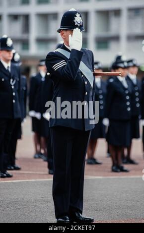 Passing Out parade at the Metrpolitan Police Training Centre in Hendon ...