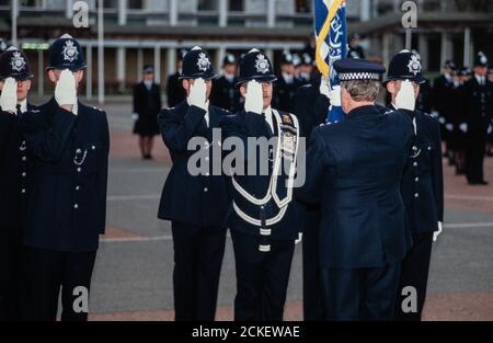 Passing Out parade at the Metrpolitan Police Training Centre in Hendon ...