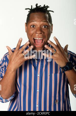 Moderator RICKY HARRIS zur eigenen Talkshow Ricky!, Deutschland 1999 ...