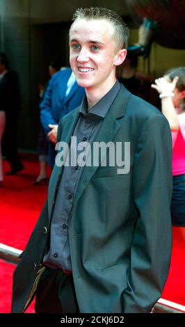 Tom Felton, who plays Draco Malfoy in the Harry Potter movies attends a ...