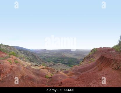 A red soil in the desert mountain Stock Photo - Alamy