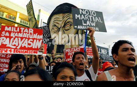 Philippine President Rodrigo Duterte delivers a speech at the ...