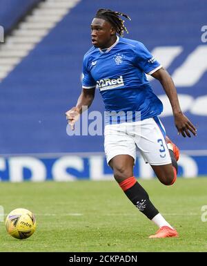Rangers' Calvin Bassey during the Scottish Premiership match at Fir ...