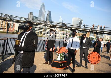 A 'funeral procession for music' during the press preview of One Night ...