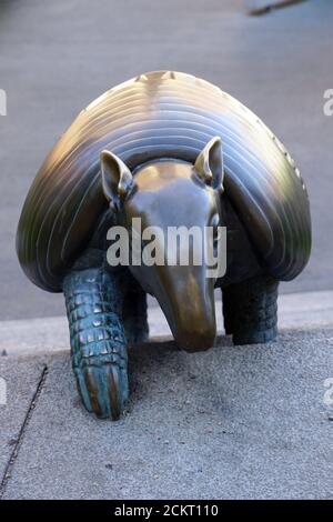 Armadillo statue near the Riga Cathedral. Riga, Latvia, Europe Stock ...