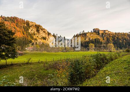 Fort Malher du Larmont inférieur near Pontarlier, France Stock Photo ...