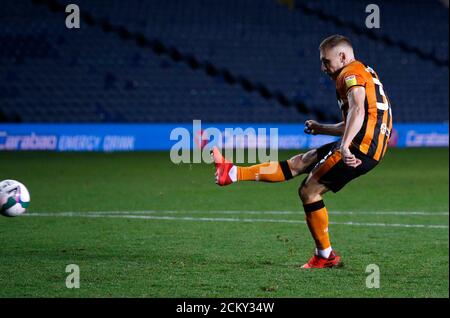 Greg Docherty #8 of Hull City in action during the game in, on 9/25 ...