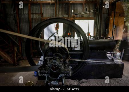 The original 1859 Drake oil well in Titusville, Pennsylvania, the 1st ...