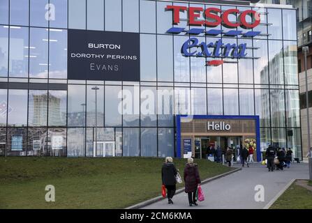 Tesco Extra Store, Woolwich, London, England, United Kingdom Stock ...