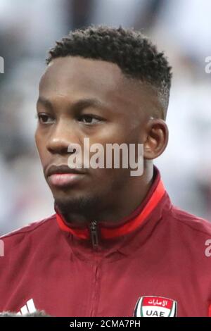 January 29, 2019 : Saif Rashid of United Arab Emirates during Qatar v ...
