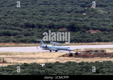 Hellenic Air Force - Erieye EMB-145-H AEW&C 729 Stock Photo - Alamy