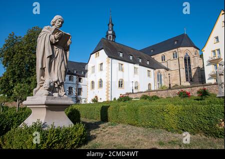 Tholey, Germany. 17th Sep, 2020. The three new large stained glass ...