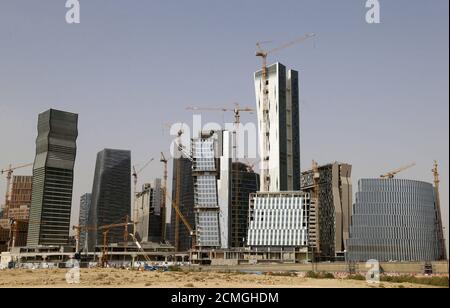 KAFD - King Abdullah Financial District views in Riyadh, Saudi Arabia ...
