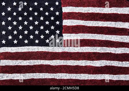 Old grunge USA flag Stock Photo - Alamy