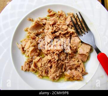 Fresh tuna steak in a Greek island Stock Photo - Alamy